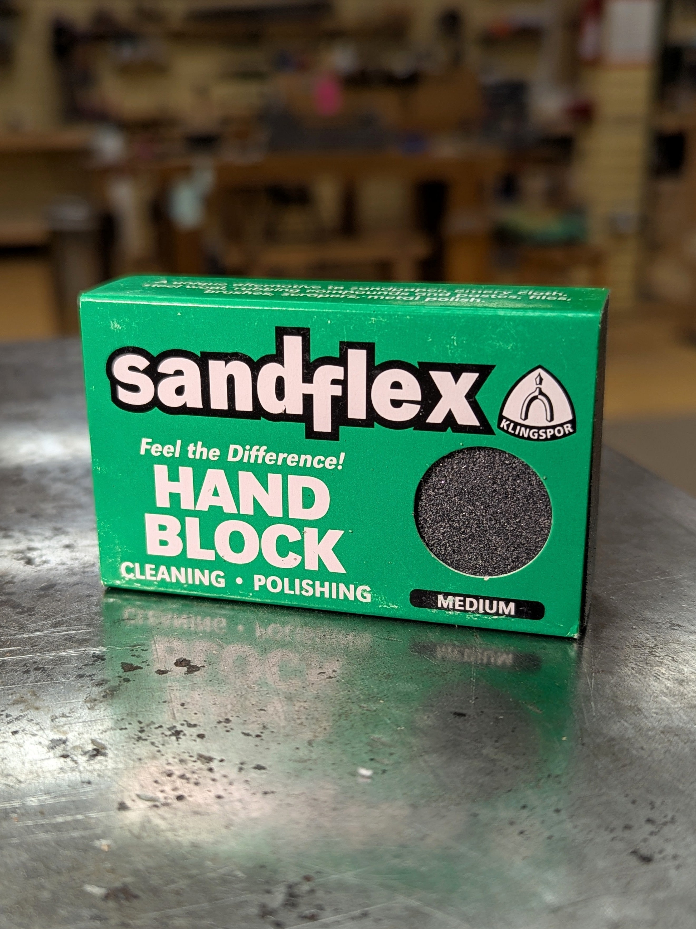 Sandflex Handblock - Medium Grit | Bad Axe Tool Works LLC
