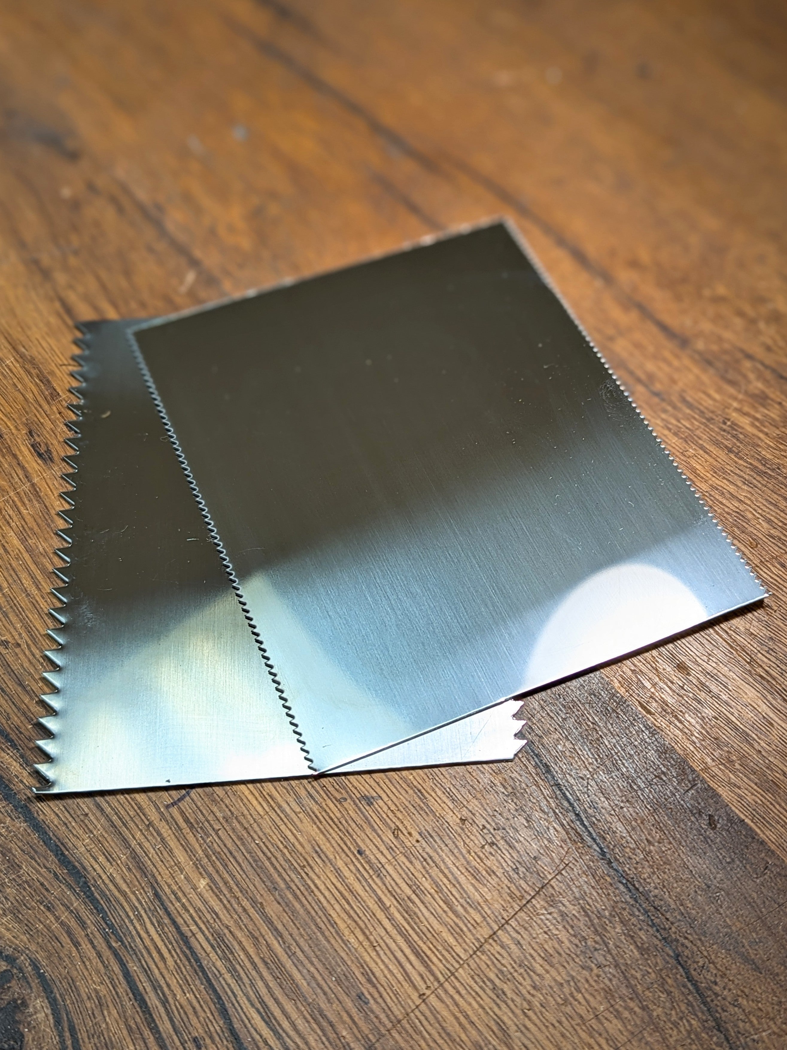 Saw Filing Training Plate | Bad Axe Tool Works LLC